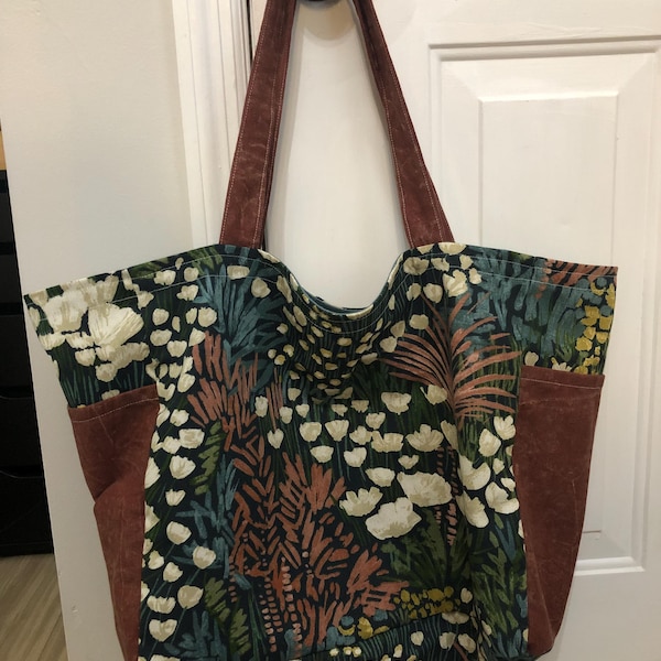 Eva Quilted Tote | Sewing Pattern, PDF Sewing Pattern, Patchwork Tote ...