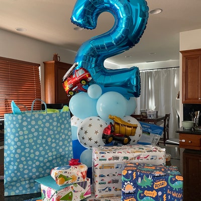 DIY Large 55 Transport Birthday Balloon Sculpture - Etsy