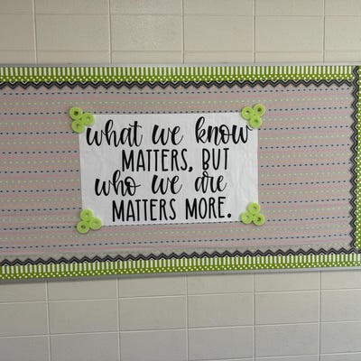 Teachers School Bulletin Board Cut Outs Bulletin Board Kit Bulletin ...