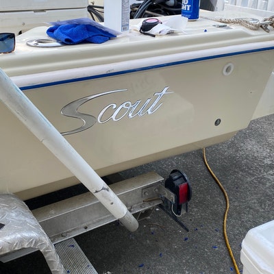 Scout Boat Emblems 18 FREE FAST Delivery DHL Express Stickers Set ...