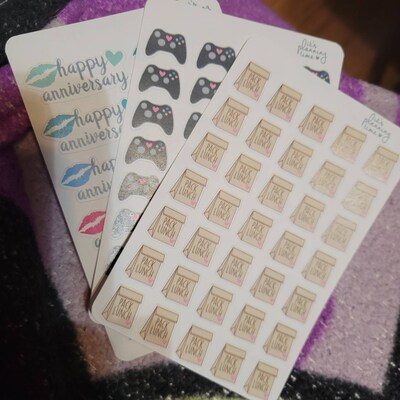 Pack Lunch Reminder Planner Stickers 35 Count - Etsy