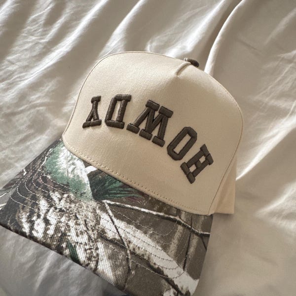 Upside Down Baseball Hat | 3D Embroidery | Snapback Game Day Hat ...