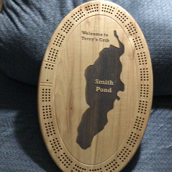 Personalized Cribbage Board, Custom Cribbage Board, Couples Gift ...