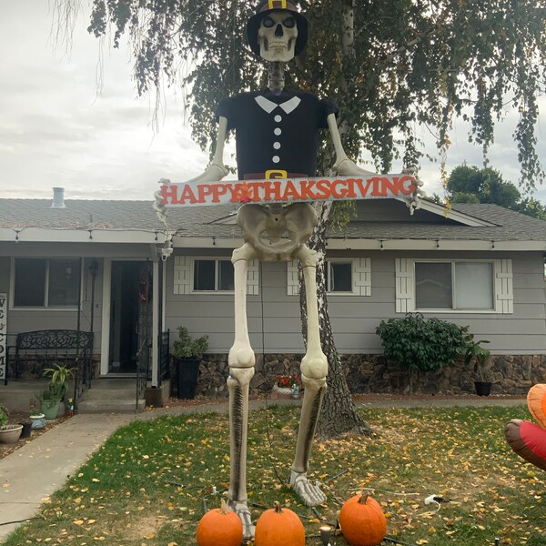 12ft Skeleton Thanksgiving Pilgrim Hat - Etsy