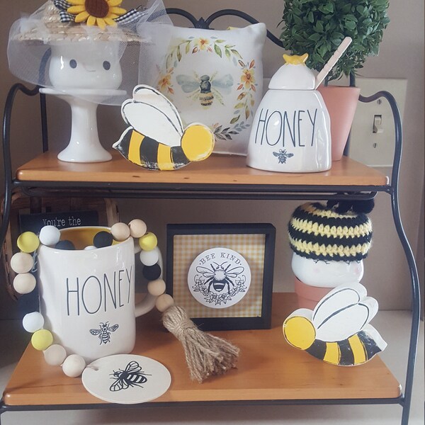 Mini Wood Bees - Etsy