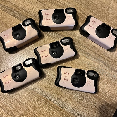 WRAP ONLY B&w Custom Kodak Disposable Camera Wrap Custom Camera Sticker ...