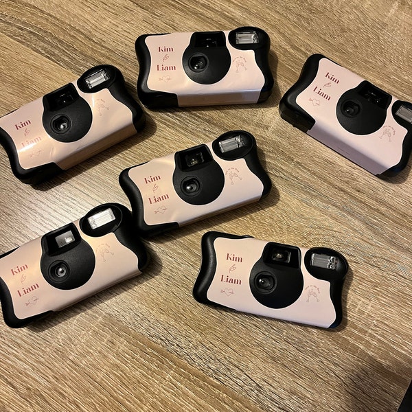 WRAP ONLY - Custom Kodak Disposable Camera Wrap - Pink - Custom Camera ...