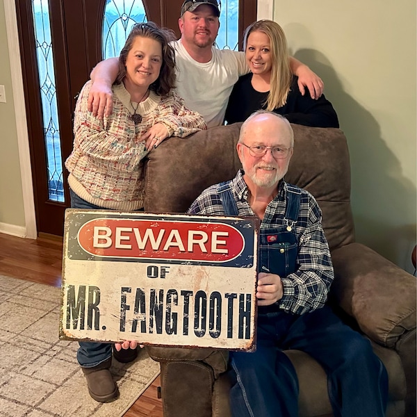 Custom Beware of Sign, Beware Sign, Personalized Sign, Custom Vintage ...