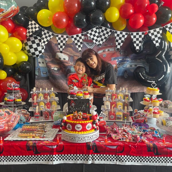 Cars Edible Cupcake Toppers, Precut Images - Etsy