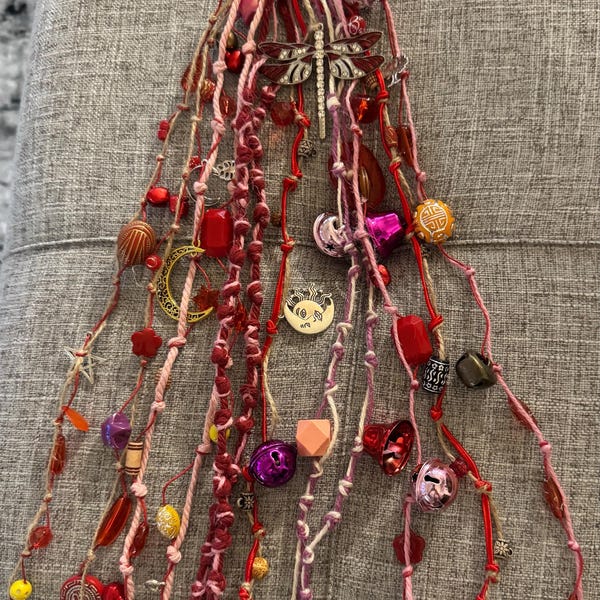 Witch Bells for Entry Way Protection, Wiccan Bells on a String Doorknob ...