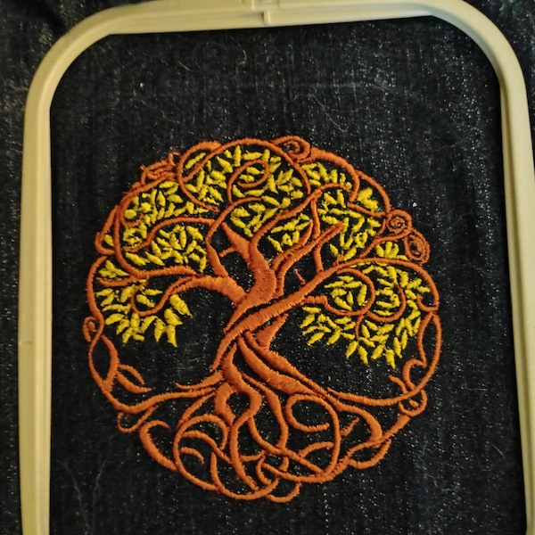 Tree of Life Machine Embroidery Design - Tree of Life Embroidery Files ...