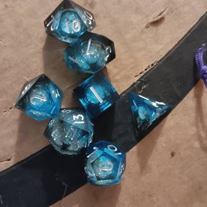 New Arrivals Liquid Core Dice Set , Dnd Dice Set Liquid Core for Dnd ...