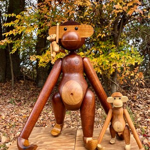 New Teak and Limba Monkey by Kay Bojesen Produced by Kay Bojesen ...