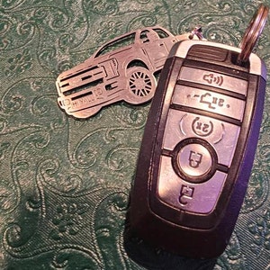 F250 1988 Custom Keychain, Personalized Keyring, Stainless Steel ...