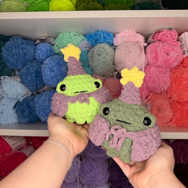 Wizard Frog Crochet Pattern / Magic Frog Crochet / US PDF Pattern ...