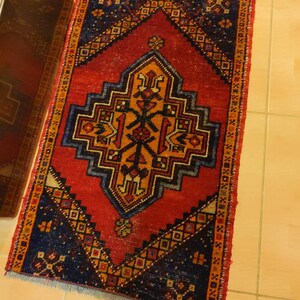 Vintage Rug, Small Carpet, Turkish Rug, Antique Carpet, 32x32 Inches ...