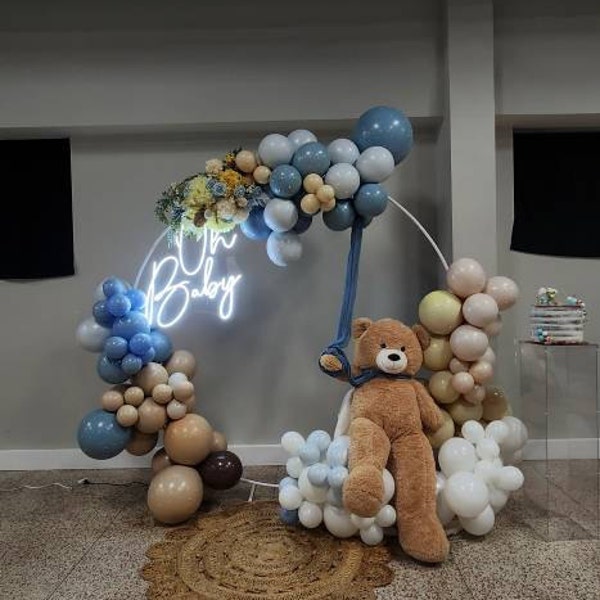 Custom Neon Sign | Oh Baby Neon Sign | Baby Shower Neon Sign | Neon ...