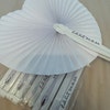 Folding Fan, Heart shaped Fan, Wedding Party Gift, Personalized Fan - Etsy