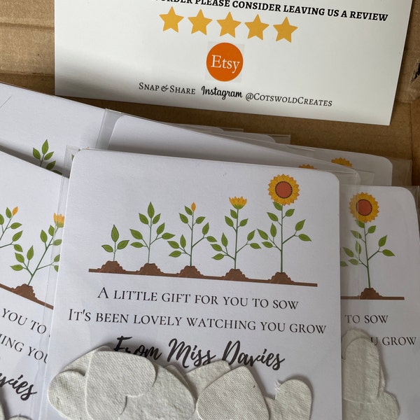 Personalised Teacher Student Gift / End of Year Gift /end of Term Gift ...