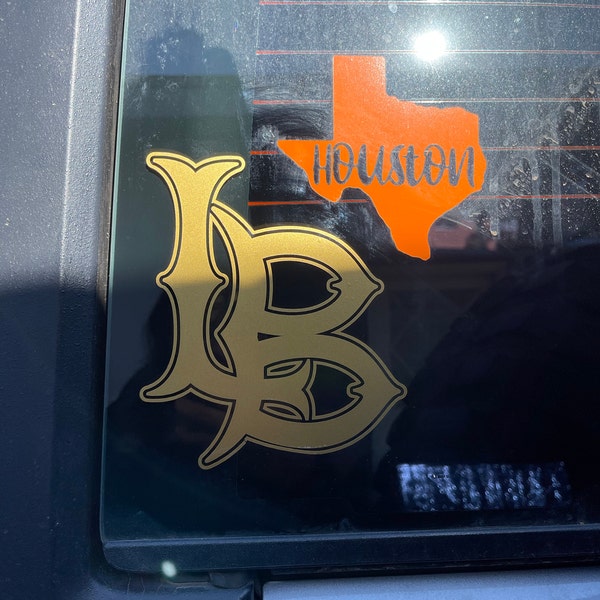 LBC Long Beach California University City State LB Logo V#2 Decal ...