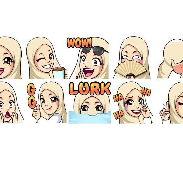 Lurk 3D Animated Text Emote, Emote Commission, Animated Emotes, Discord ...
