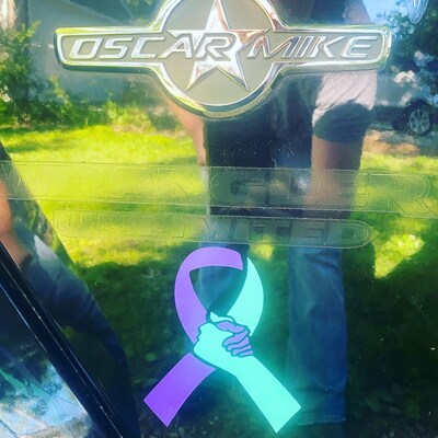 Sea Turtle Semi-colon Decal - Etsy