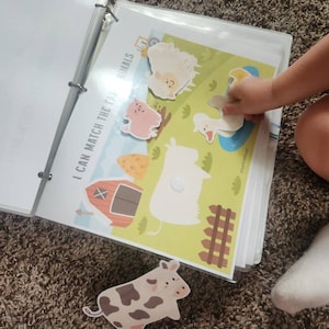 Busy Book Printable, Toddler Learning Binder, Preschool Activities ...