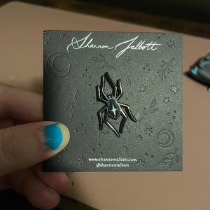 La Luna Enamel Pin, Tarot Card Enamel Pin, the Moon Pin, Celestial Pin ...