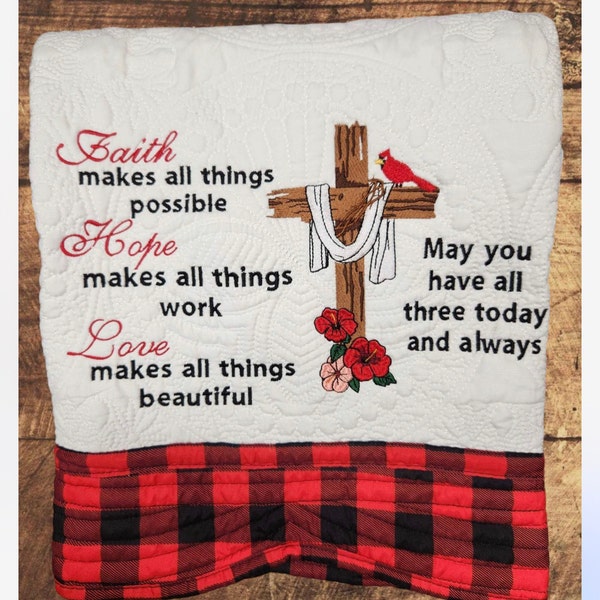 Holy Cross Cardinal With Cardinal Bird Machine Embroidery Design ...