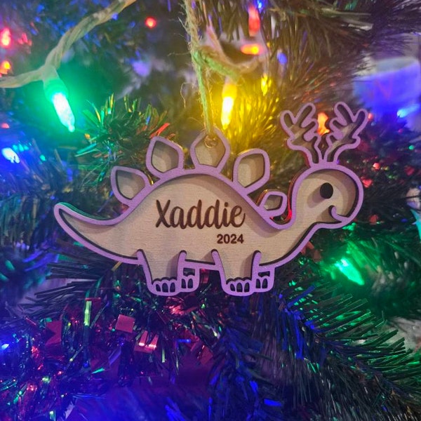 Personalized Christmas Scene Ornament, Holiday Ornament, Christmas Tree Ornament, Mountain ...