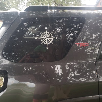 Nautical Compass Car Window Decal , Compass Decal, Nautical Compass ...