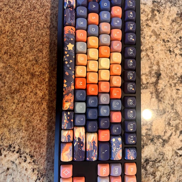 Pixelated Mario Keycap Set - MOA and Cherry Profile Keycap Sets - SNES ...