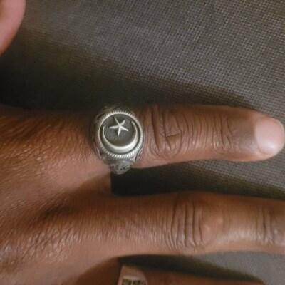 Silver Taurus Ring Mens Bull Head Ring 925k Sterling Minotaur Unique ...