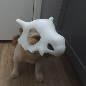 Cubone Dog Mask / Dinosaur Mask / Dog Costume / Funny Dog Gift - Etsy