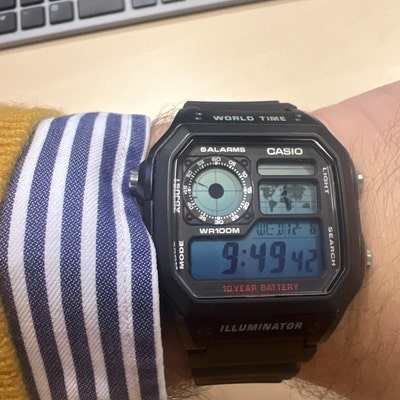 Casio AE-1200 Gradient Filter Screen - Etsy