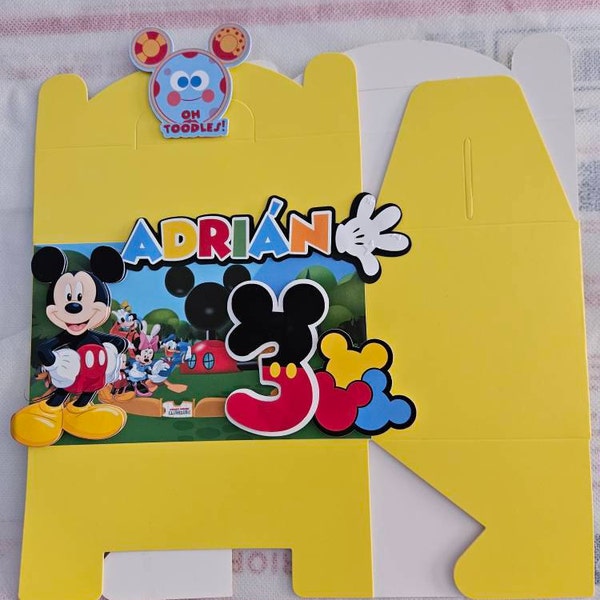 Inspired Mickey Mouse Clubhouse Boxes, Mickey Mouse Treat Box, Mickey ...