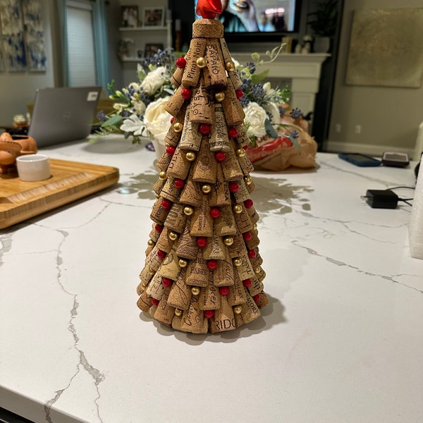 Medium Wine Cork Christmas Tree - Etsy