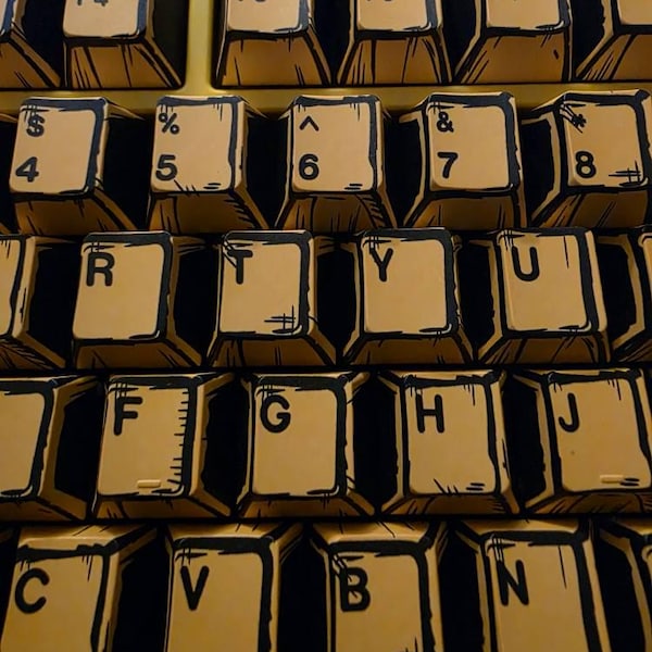Tokyo Ghoul Keycaps Set, Kaneki Ken Theme, One-eyed Ghoul Vibes, 130 ...