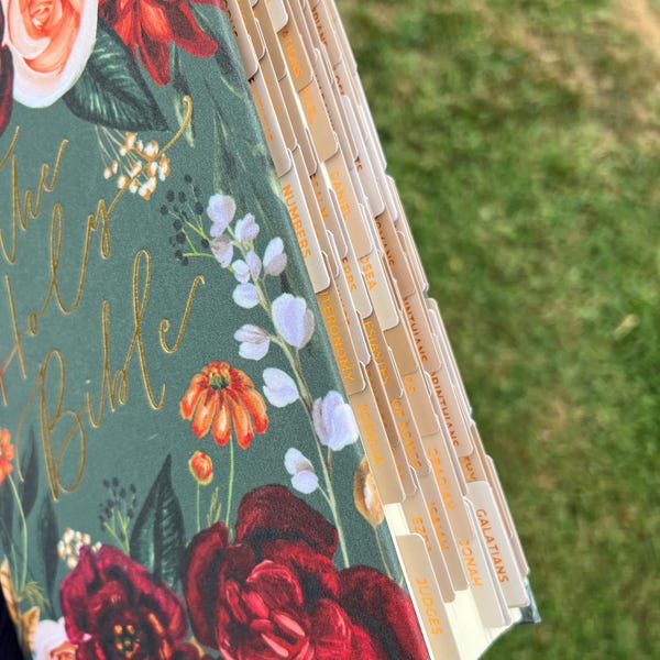 Bible Tabs Neutral Copper | Matte-coated Sticker Tabs | Bible Tabs for ...