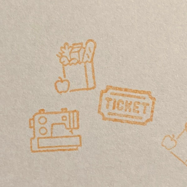 Ministempel Eintrittskarte Ticket - Etsy.de