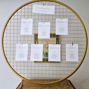 Rustic Wedding Seating Cards, Wedding Table Card, Alternative Seating ...