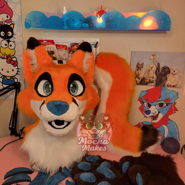 Adjustable Fursuit Head Lining Tutorial - PDF Guide - for TPU or Foam ...