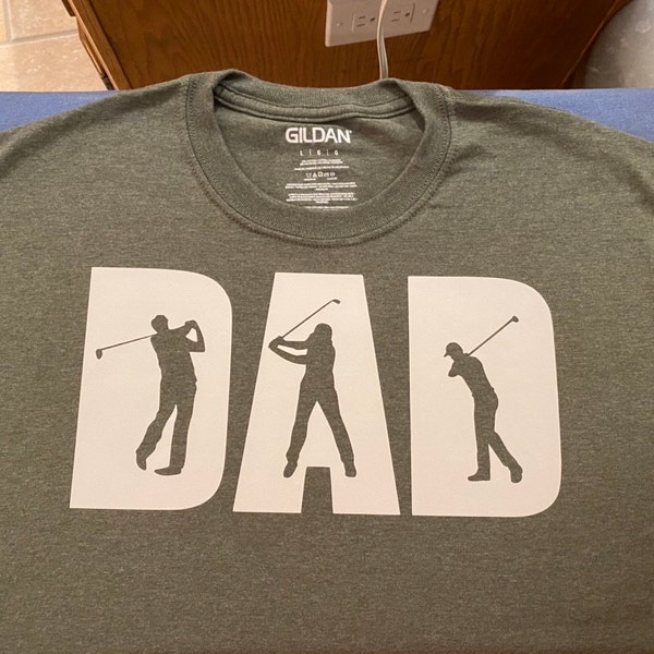 Dad Golf SVG Father's Day Gift Shirt Svg Golf Decal Print Shirt Svg Cut ...