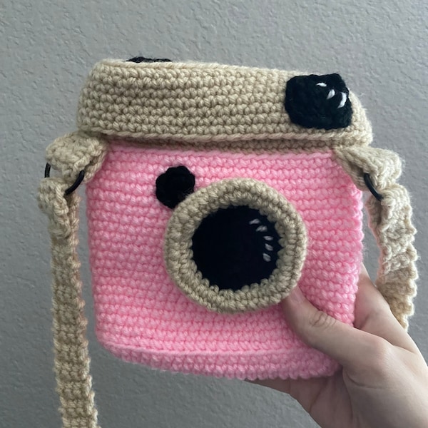 Vintage Camera Bag Crochet Pattern - (polaroid, Instax, Lomo) - Etsy Canada