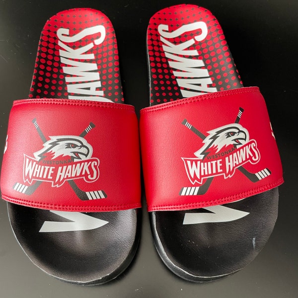 Custom Slides, Team Slide Sandals, Custom Sandals, Personalized Slides ...