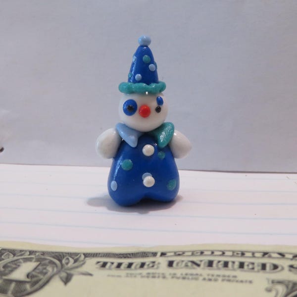 Mini Clown Handmade Figurine - Etsy