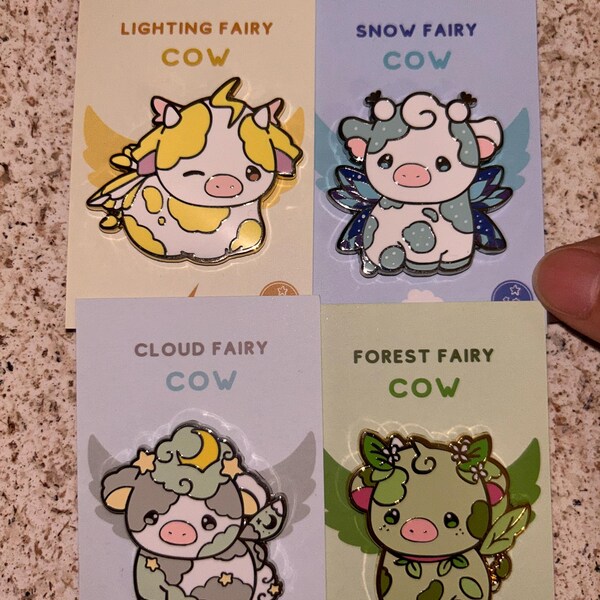 Fruit Cow Stickers, Kawaii Cow Sticker, Cute Strawberry Cow Sticker ...