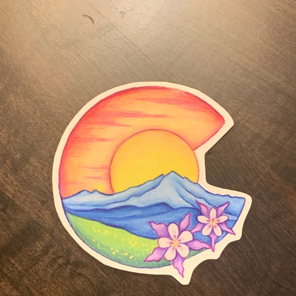 Colorado Sticker - Etsy