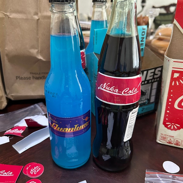 Nuka Cola Label Quantum Cola Fallout for Fans Sticker Label Fan Art ...
