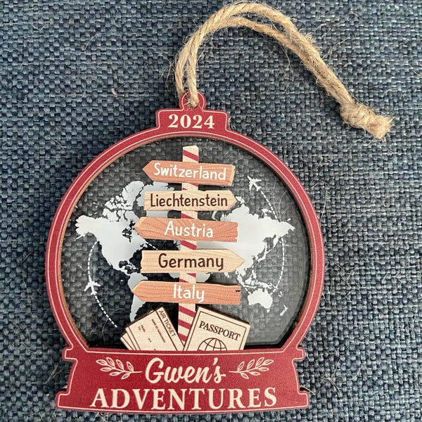 Personalized Initial Ornament, Letter Name Ornament, Custom Name Family ...